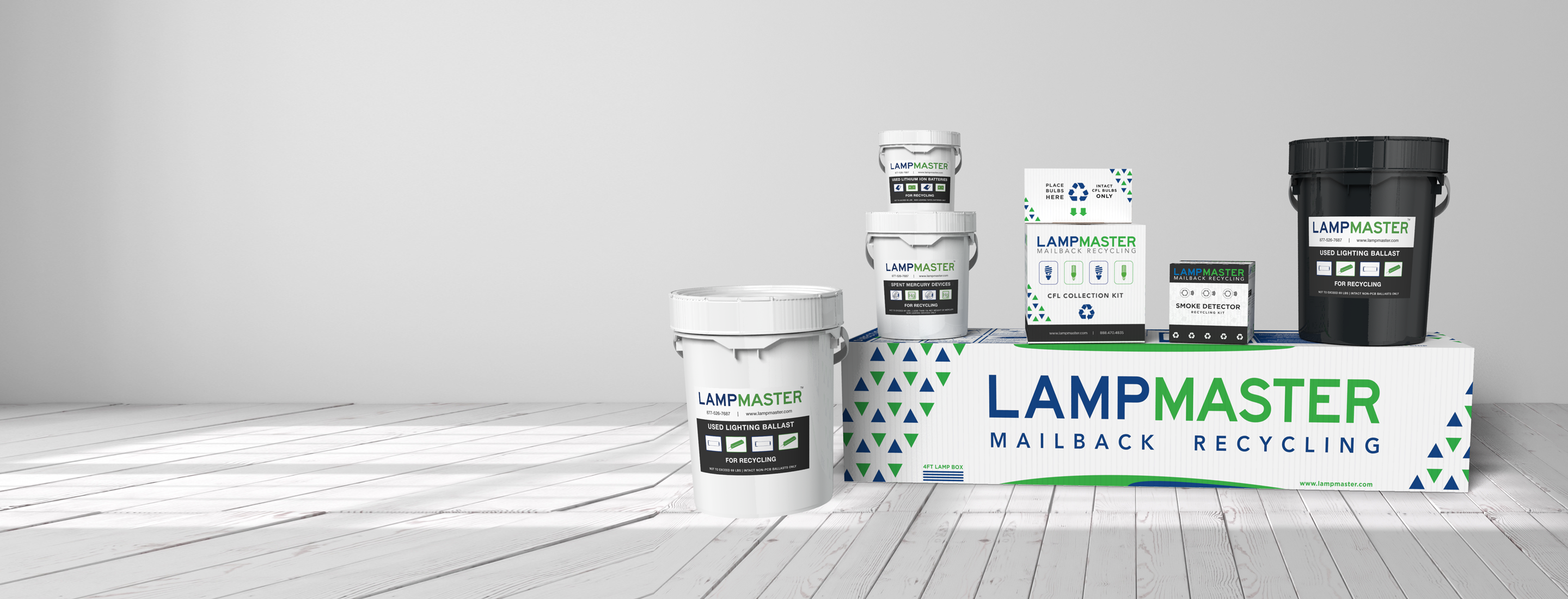 LampMaster Recycling - Prepaid Mail-Back Recycling Kits
